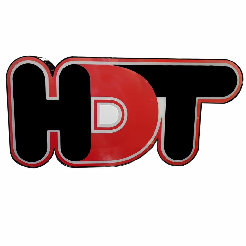 HDT LOGO LIGHT BOX – BLACK AND RED – HDT Special Vehicles