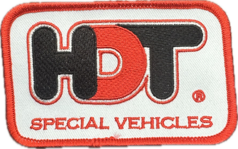 HDT SV LOGO CLOTH BADGE – ALL LOGO COLOURS – HDT Special Vehicles